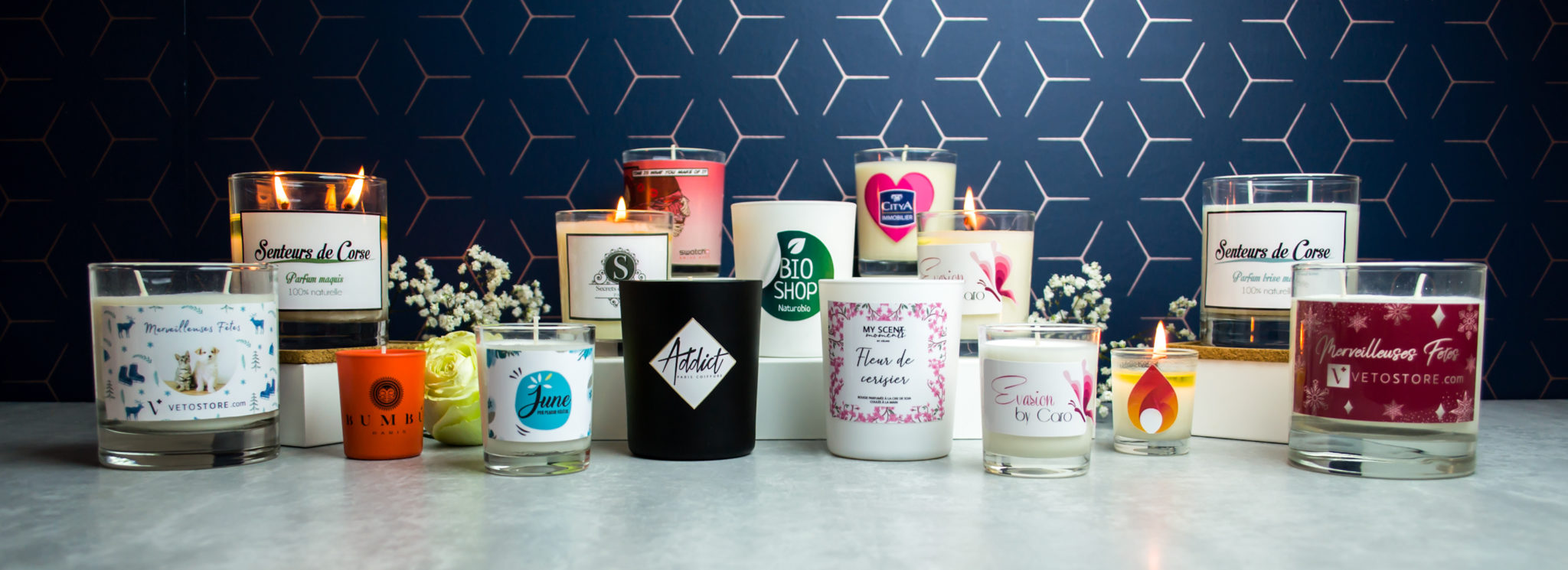 Fabricant de Bougies à personnaliser, Naturelles, Parfumées et Francaises